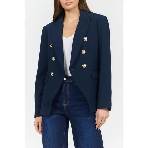 DEAR JOHN Rowena Military Double Breasted Blazer