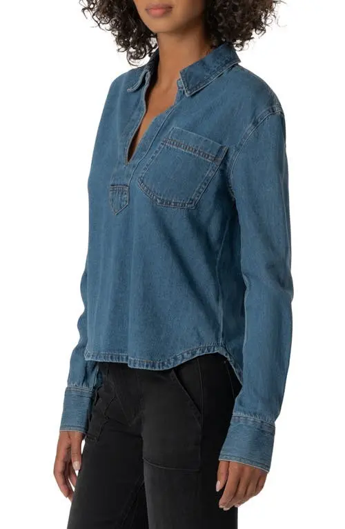 Kut From The Kloth Iris Pullover Denim Shirt