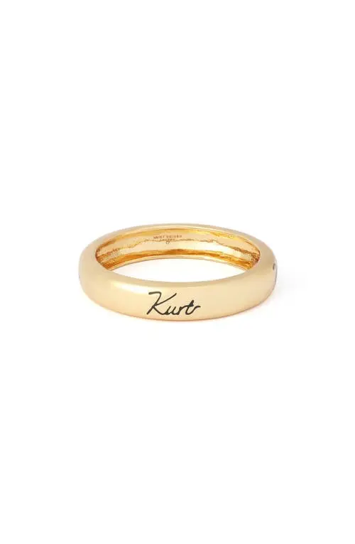 Kurt Geiger Script Bangle - Gold
