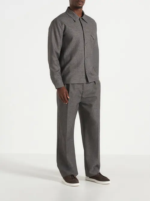 Manière De Voir Pierre Pleated Tailored Trousers