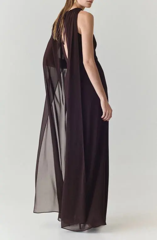 Mango Cape Wide Leg Jumpsuit
