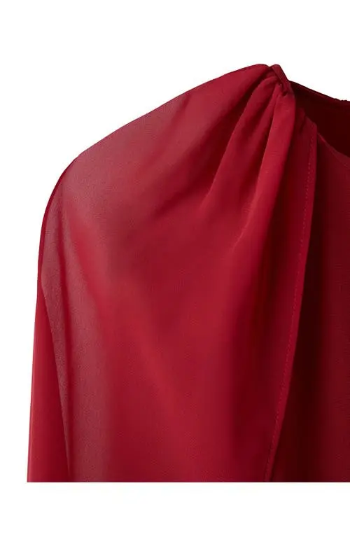 Mango Sleeveless Cape Wide-leg Jumpsuit
