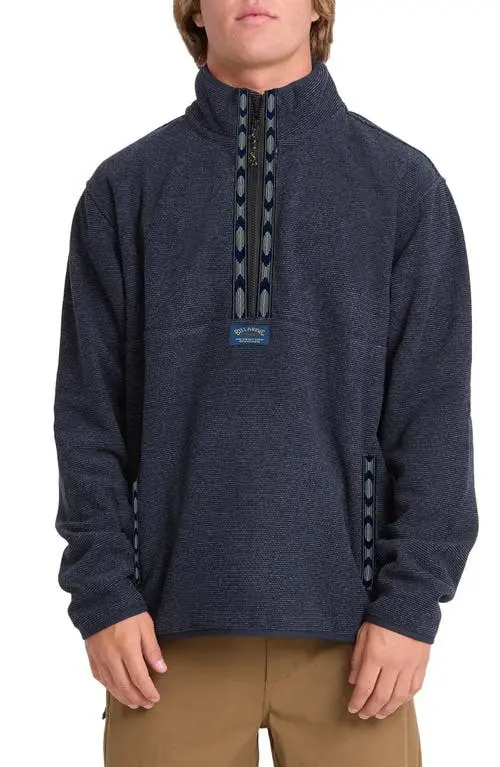 BILLABONG Frontier Mock Neck Pullover - True Navy