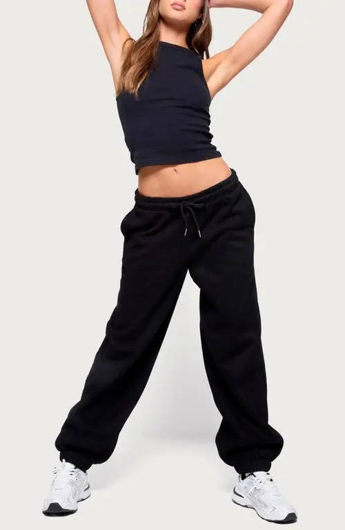 EDIKTED Filipa High Neck Racerback Crop Rib Tank