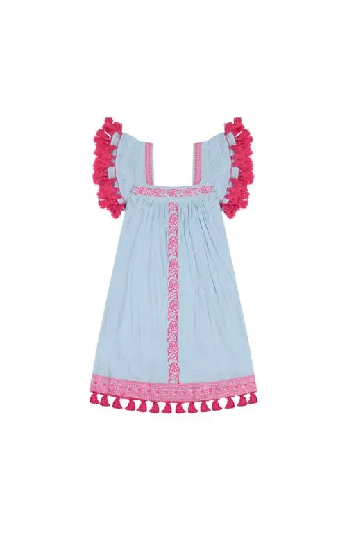 MER ST. BARTH Mini Sandrine Dress - Blue