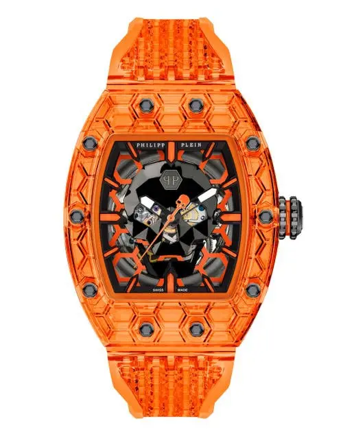 Philipp Plein Crypto King Vulcan-x Watch - Orange