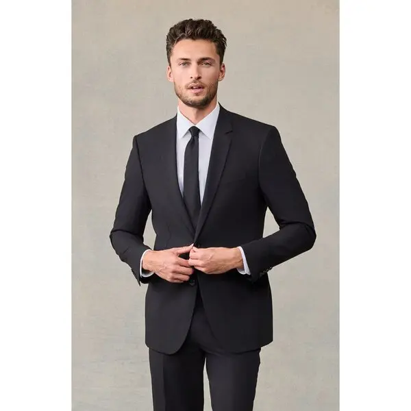 THE BLACK TUX Essential Suit Jacket - Black