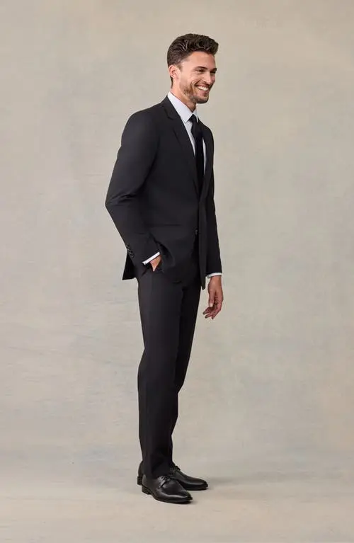 THE BLACK TUX Essential Suit Jacket - Black