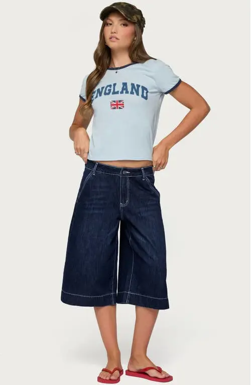 EDIKTED England Babe Graphic T-shirt