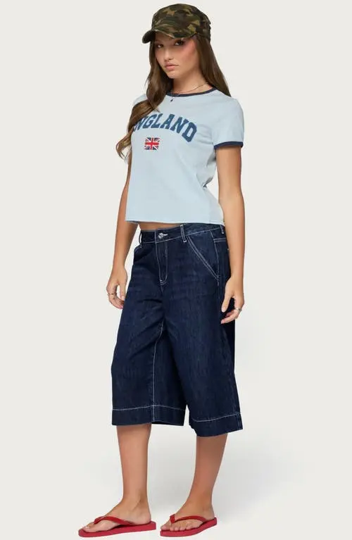 EDIKTED England Babe Graphic T-shirt