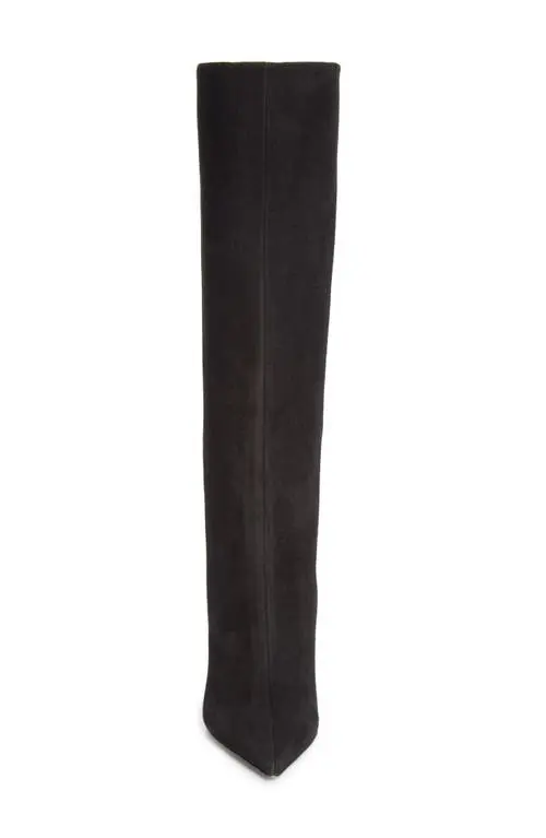 JIMMY CHOO Blake Pointed Toe Knee High Wedge Boot