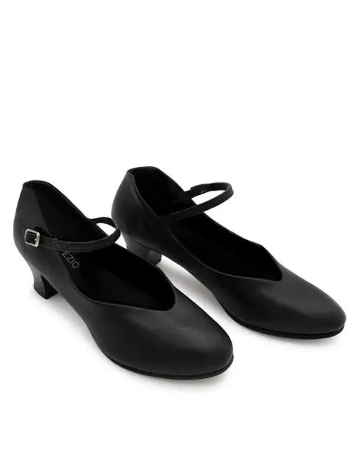 CAPEZIO Jr. Footlight Character Shoe - Black