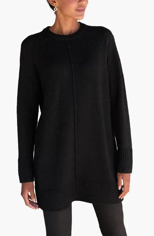 LASCANA Basic Tunic Sweater - Black