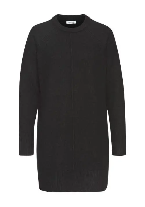 LASCANA Basic Tunic Sweater - Black