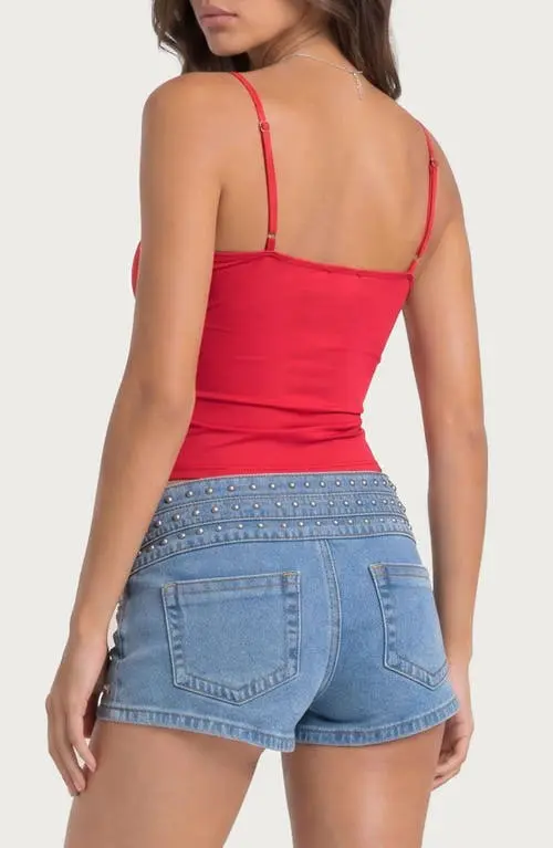 EDIKTED Pyper Twisted Twist Front Camisole