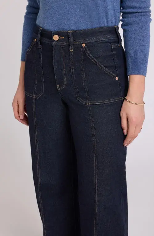 NYDJ Mia Palazzo High Waist Flare Utility Jeans
