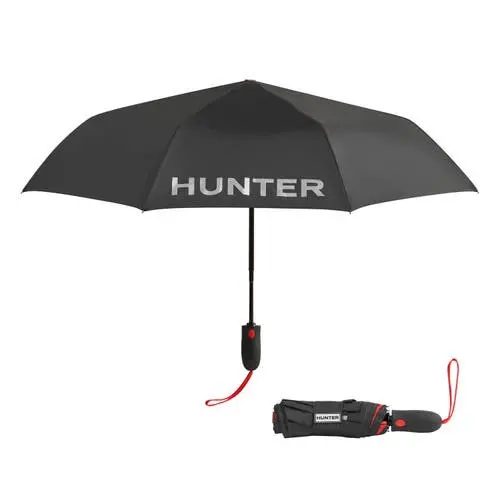 Hunter Double Sided Compact Umbrella - Black/red