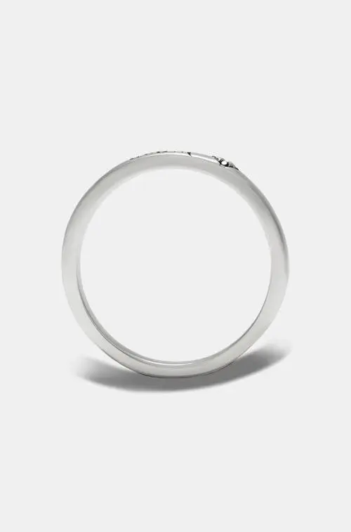DISTURBIA Till Death Sterling Band Ring