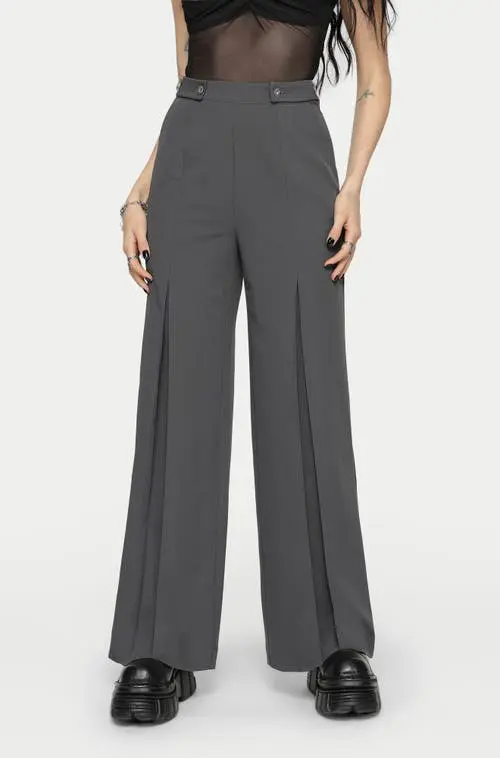 DISTURBIA Ira Bug Tailored Wide Leg Trousers