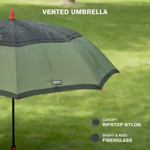 Hunter Vented Stick Umbrella - Cypress/black
