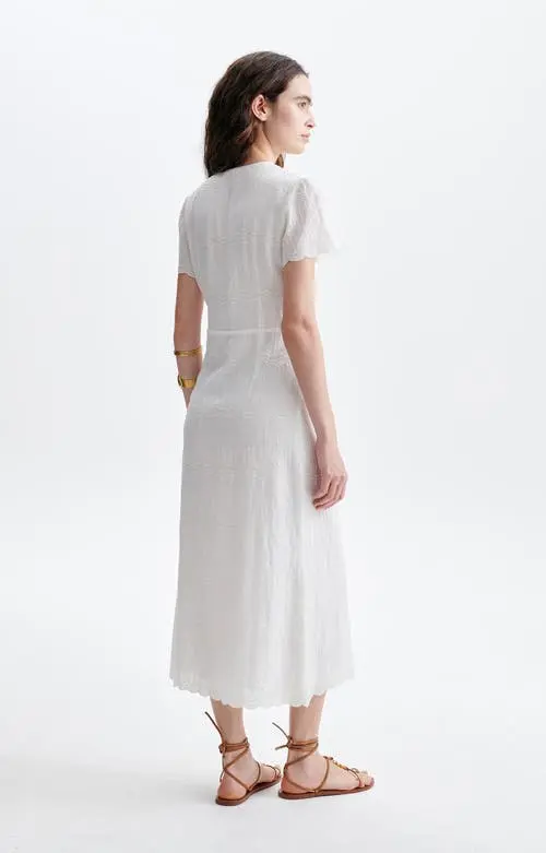 Vanessa Bruno Helena V-neck Maxi Dress