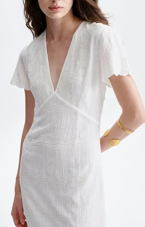 Vanessa Bruno Helena V-neck Maxi Dress