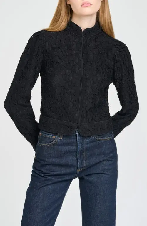WAYF Eleanor Lace Jacket - Black