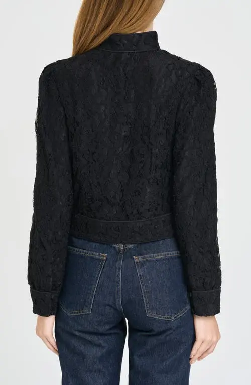 WAYF Eleanor Lace Jacket - Black