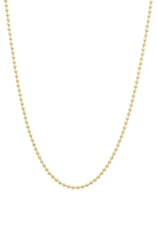 Sara Weinstock 26-inch Gold Bead Chain Necklace