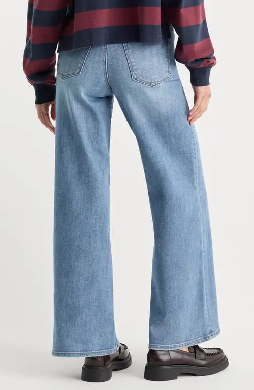 Good American High Waist Palazzo Wide Leg Jeans