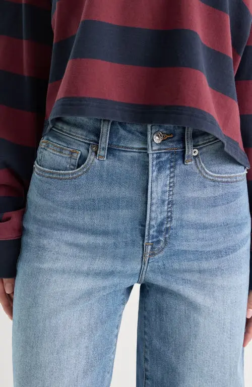 Good American High Waist Palazzo Wide Leg Jeans