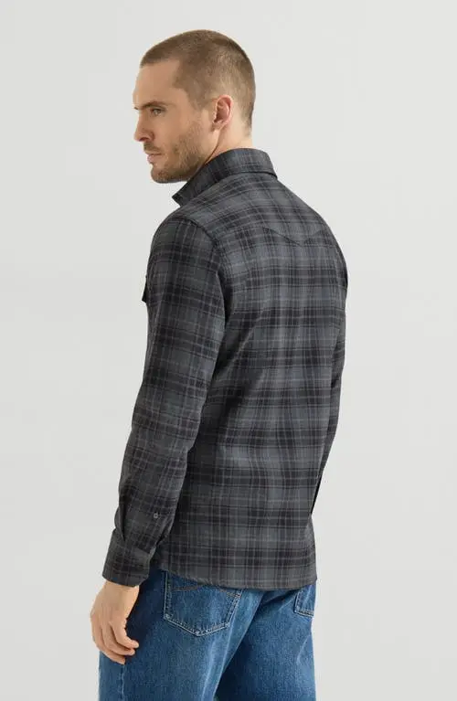 Brunello Cucinelli Cotton Madras Western Shirt