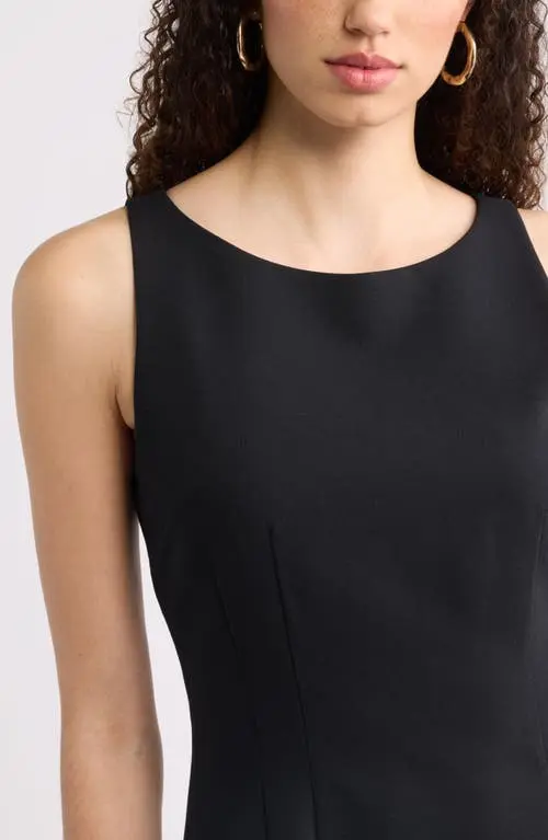 Nordstrom Sleeveless Seamed Sheath Dress