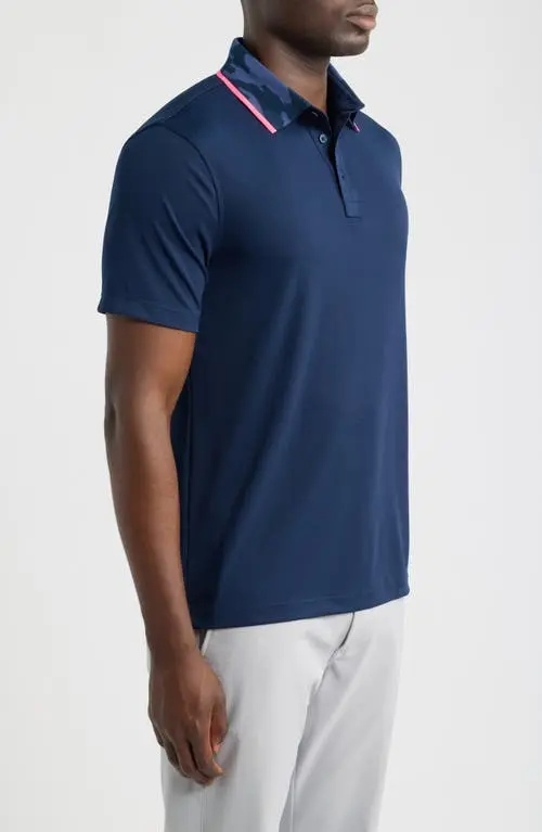 G/fore Camo Collar Performance Piqué Polo