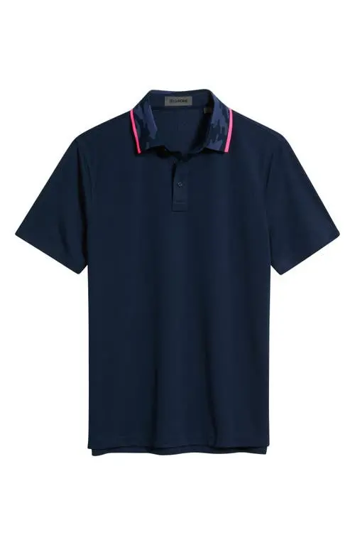 G/fore Camo Collar Performance Piqué Polo