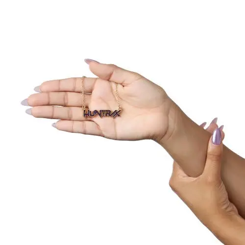 K-POP DEMON HUNTERS Huntrix Nameplate Necklace