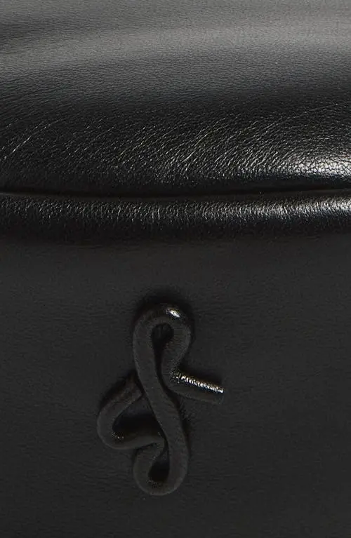 Ruslan Baginskiy Leather Pillbox Hat