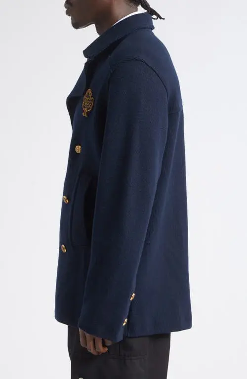 Dolce & Gabbana Double Breasted Wool Sweater Jacket