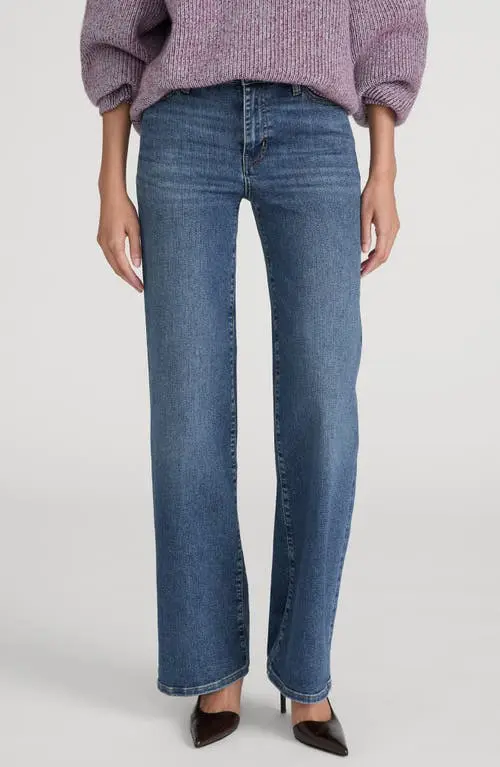 FRAME Le Slim Palazzo High Waist Wide Leg Jeans - Eira