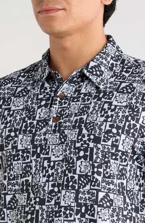 KAHALA Alana Knit Polo - Black