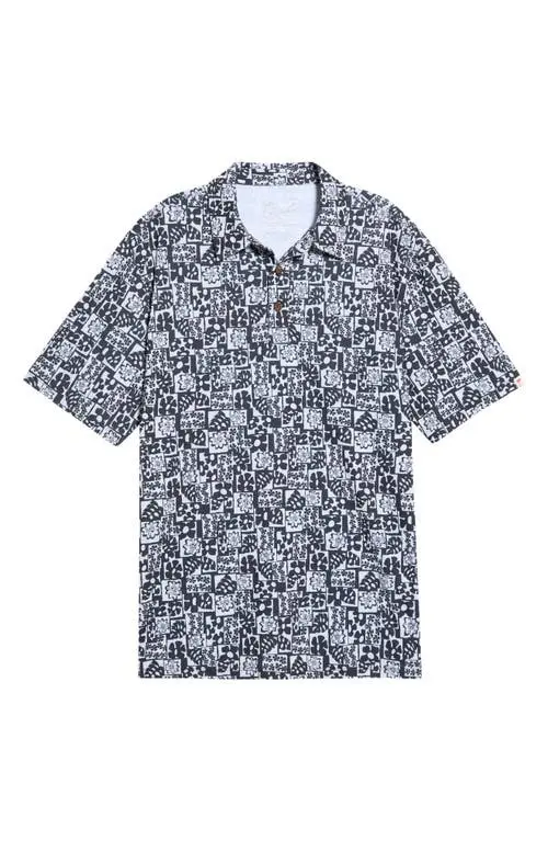 KAHALA Alana Knit Polo - Black