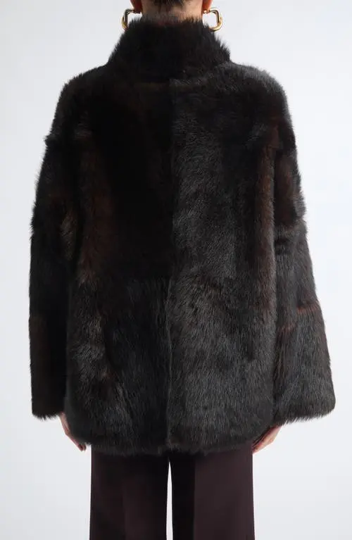Nour Hammour Carolyn Genuine Shearling Coat