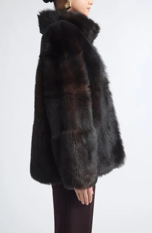 Nour Hammour Carolyn Genuine Shearling Coat