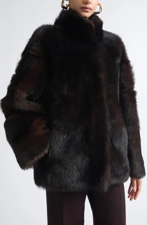Nour Hammour Carolyn Genuine Shearling Coat