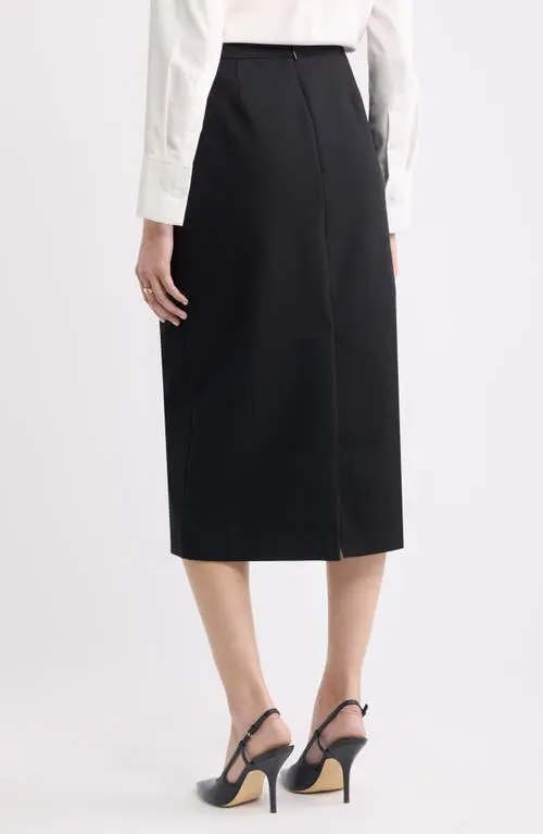 Nordstrom Suiting Column Midi Skirt