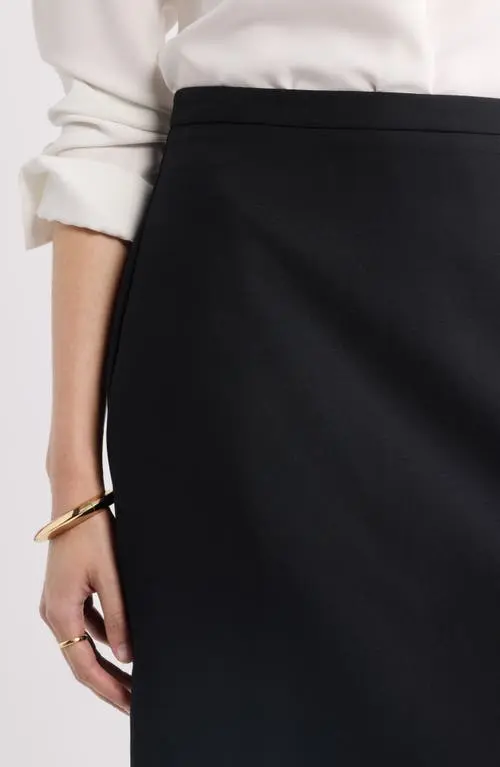Nordstrom Suiting Column Midi Skirt