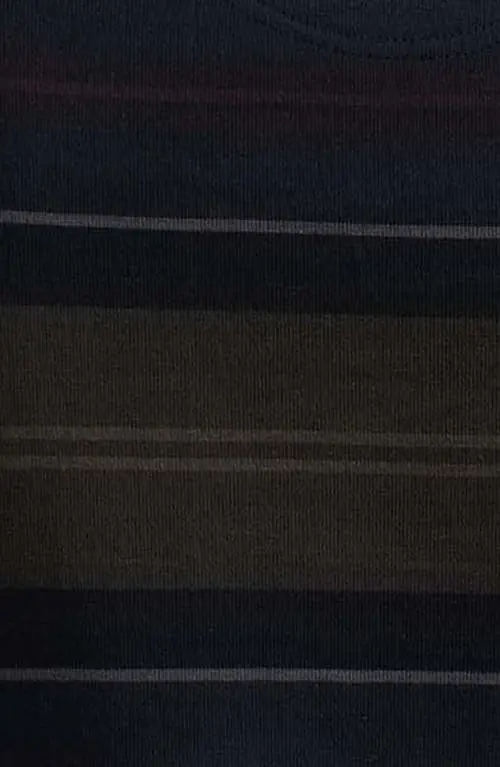 Barbour Frith Stripe Long Sleeve Rugby Shirt - Navy