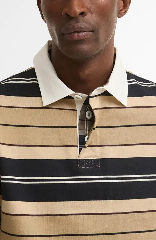 Barbour Frith Stripe Long Sleeve Rugby Shirt
