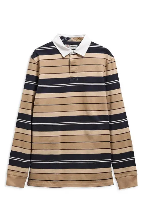 Barbour Frith Stripe Long Sleeve Rugby Shirt