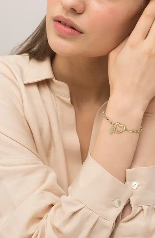 Lacoste Elyse Heart Link Bracelet